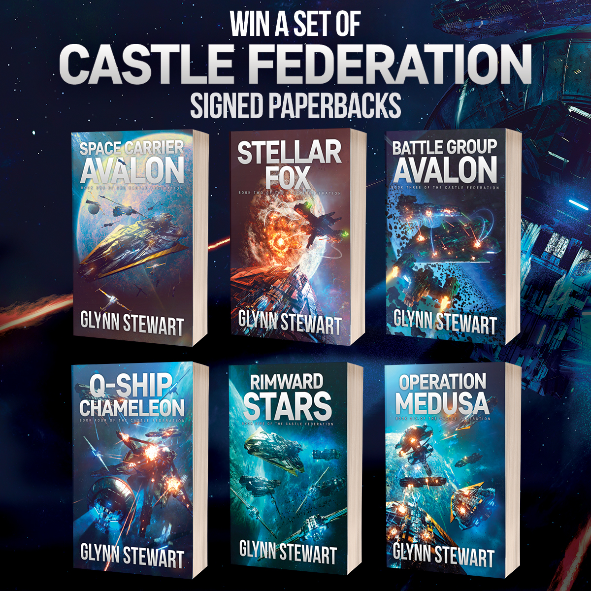 Win A Set of Signed Castle Federation Paperbacks! - Glynn Stewart