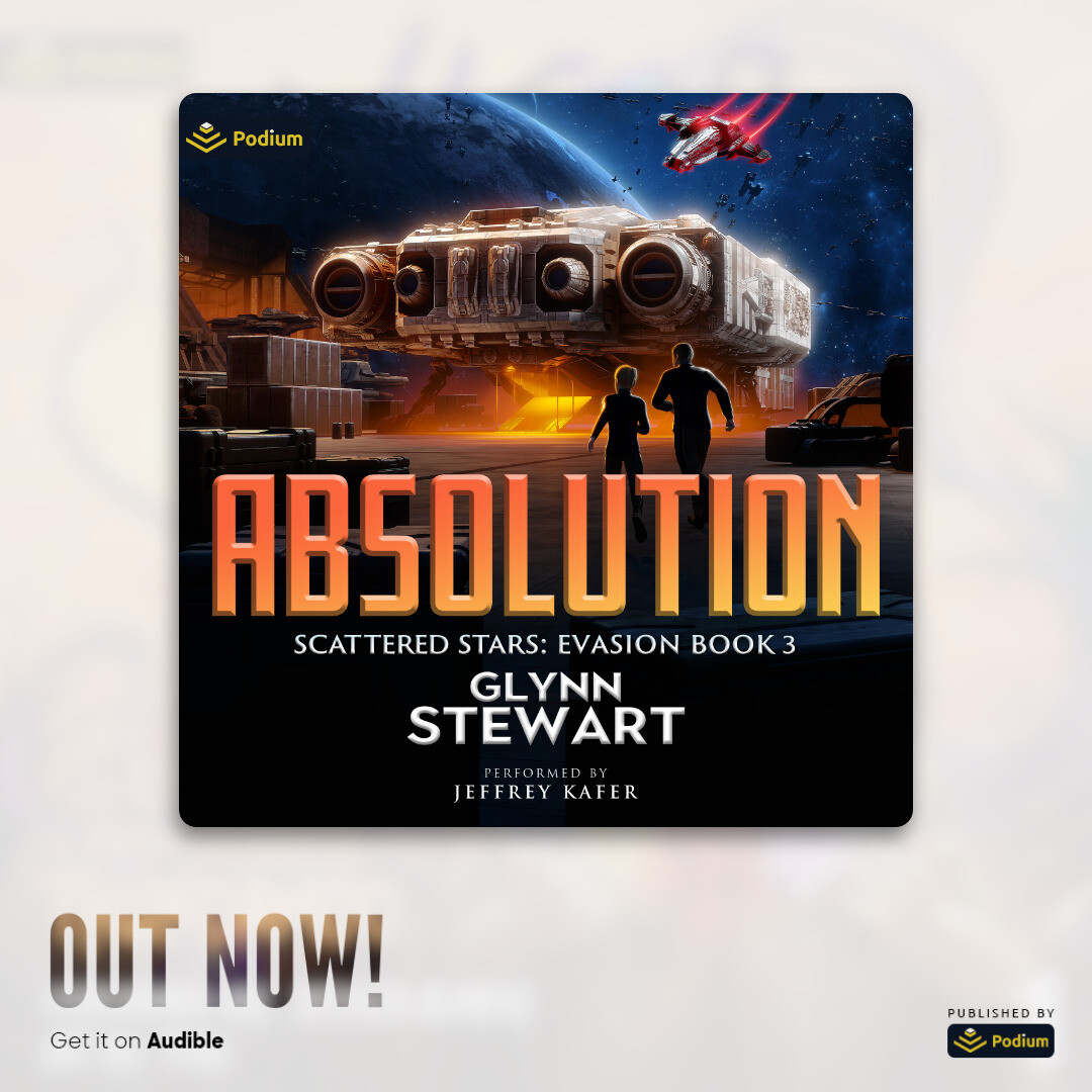 Audiobook for Absolution, Scattered Stars: Evasion Book 3, Available Now - Glynn Stewart
