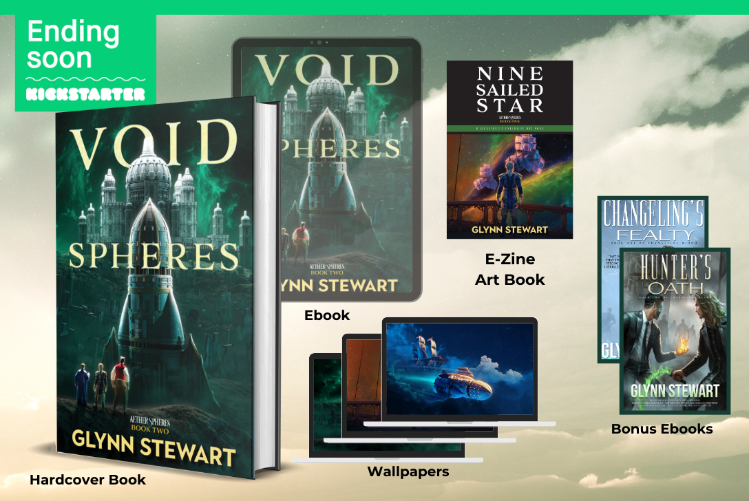 Last chance! Kickstarter at 120% funding - Glynn Stewart